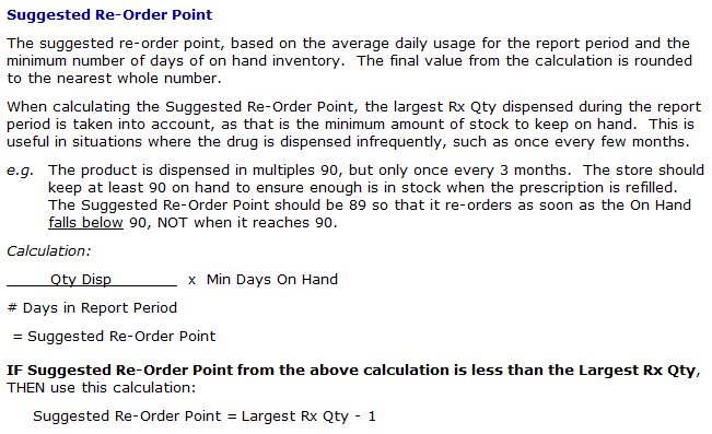 Re-order Analysis Report