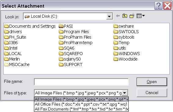 Scanning and Adding Attachments